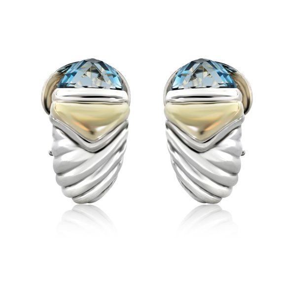 David Yurman | Bags | David Yurman Blue Topaz Shrimp Earring In 4k ...